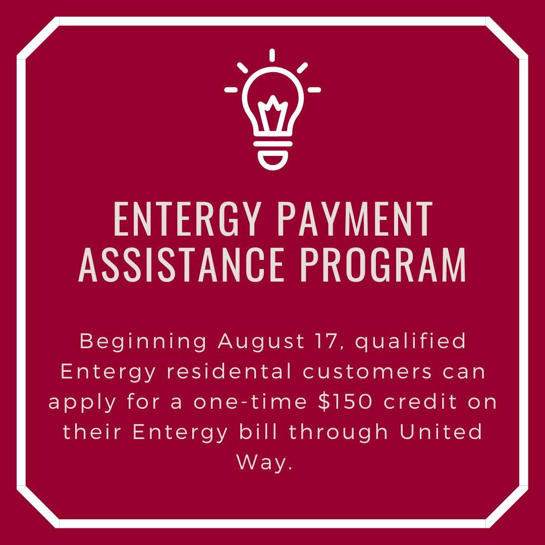 Entergy Payment Assistance Program Available To Qualified Customers Entergy Payment Assistance Program Available To Qualified Customers